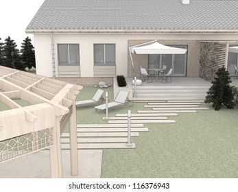 7,191 Patio Drawings Images, Stock Photos & Vectors | Shutterstock