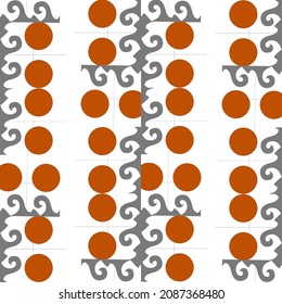 Classic Regional Pattern Mix Two Pale Stock Illustration 2087368480 ...