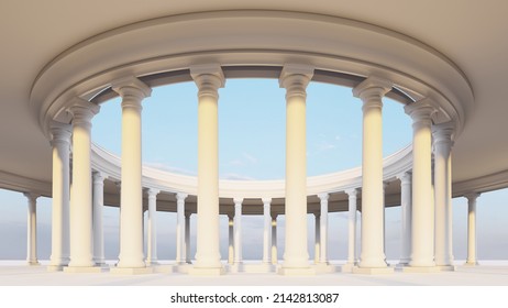 1,743 Round columns hall Images, Stock Photos & Vectors | Shutterstock