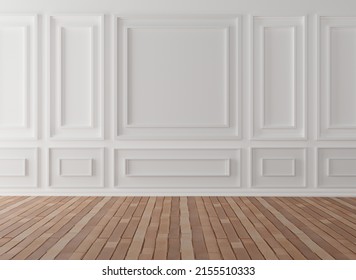 Classic Wall Empty Interior Wall Panels Stock Illustration 2155510333 ...