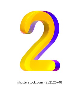 Clear Number Two 2 Stock Illustration 252126748 | Shutterstock