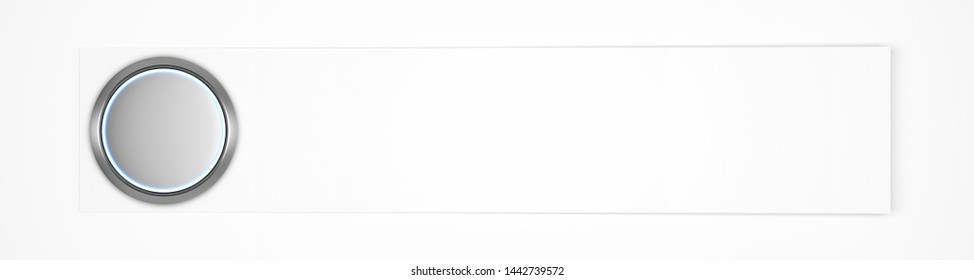 Clear White Button Tag 3d Illustration Stock Illustration 1442739572 ...