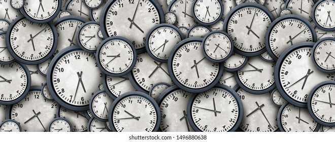 Clock Background Time Abstract Design Concept Stock Illustration 1496880638