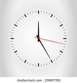 Illustration Mechanical Clock Clock Face On Stock Illustration 617544740