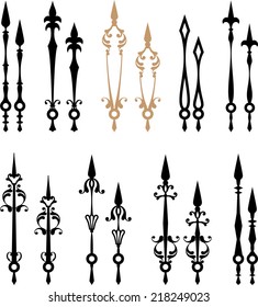 Clock Hands Arms Stock Vector (Royalty Free) 218020048 | Shutterstock
