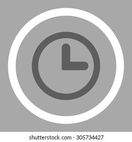 Clock Raster Icon This Rounded Flat Stock Illustration 305734427 ...