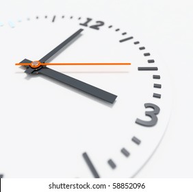 Clock Render Depth Field 스톡 일러스트 58852096 | Shutterstock