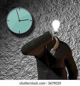 Clock Suit Idea Stock Illustration 3679029 | Shutterstock