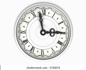 Clock Three Oclock 3d Stock Illustration 5720074 | Shutterstock