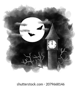 595 Midnight Clock Tower Images, Stock Photos & Vectors | Shutterstock