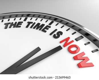 Clock Words Time Out On Face 스톡 일러스트 213684244