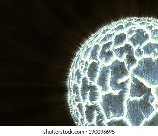 Technology Planet Earth 3d Rendering Stock Illustration 747126571