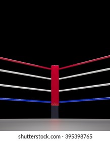 Close Red Corner Boxing Ring Surrounded Stock Illustration 395398765 ...