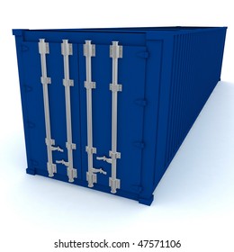 Closed Cargo Container Stock Illustration 46143256 | Shutterstock