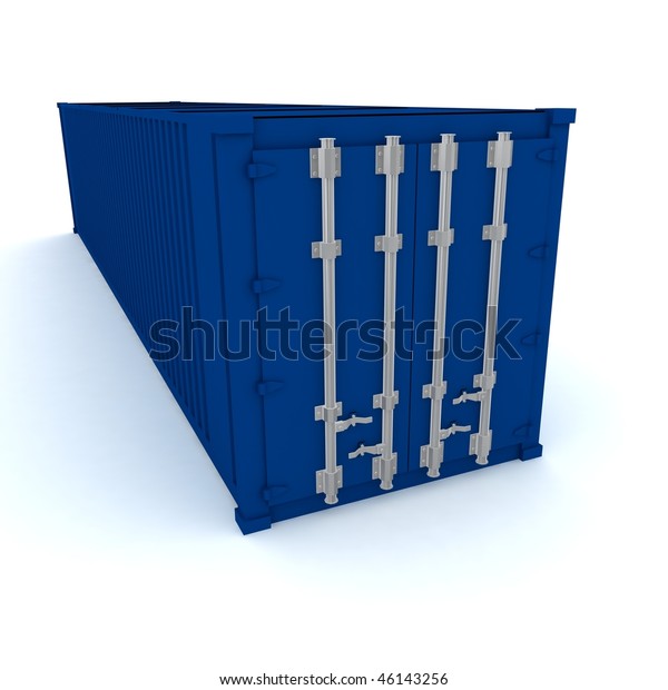 Closed Cargo Container Stock Illustration 46143256 | Shutterstock