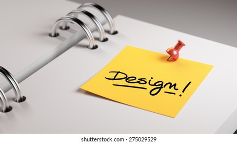 Closeup Yellow Sticky Note Paste Notebook Stock Illustration 276205637