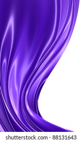 Wave Soft Purple Silk Fabric Full Stock Illustration 421098052
