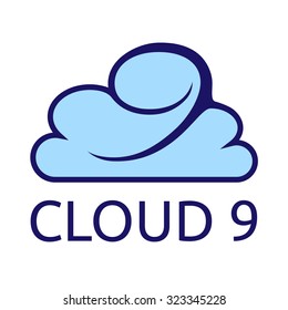 Cloud 9 Logo Template Stock Illustration 323345228 | Shutterstock