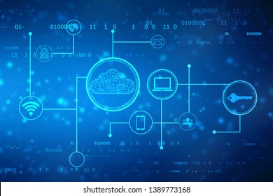 Cloud Computing Cloud Computing Concept Cloud 스톡 일러스트 1389773168 ...