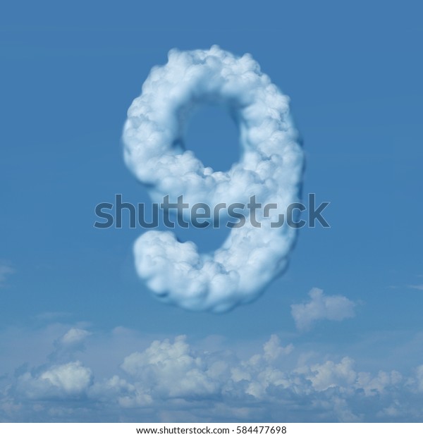 Cloud Nine Idiom Concept Group Floating Stock Illustration 584477698 ...