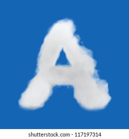 Cloud Shape Letter Stock Illustration 117197314