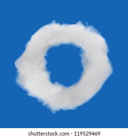 Cloud Shape Letter Stock Illustration 119529469 | Shutterstock