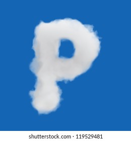 Cloud Shape Letter Stock Illustration 119529481 | Shutterstock