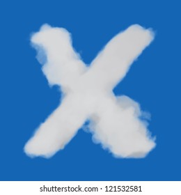 Cloud Shape Letter Stock Illustration 121532581 | Shutterstock