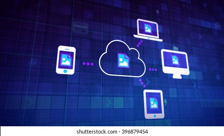 Cloud Synchronization Stock Illustration 396879454 | Shutterstock