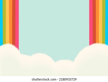 5,238 Rainbow clouds border Images, Stock Photos & Vectors | Shutterstock