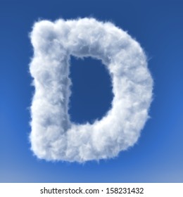 Clouds Shape Letter Stock Illustration 158231432 | Shutterstock