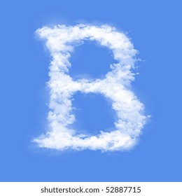 Cloud Letters Clouds Clipart Cloud Alphabats 库存插图 1726475011 | Shutterstock