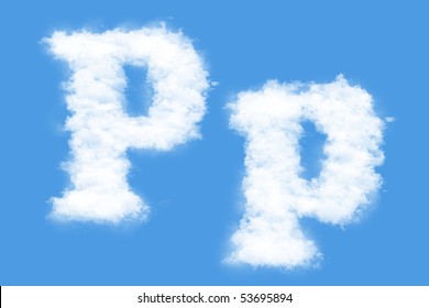 Cloud Numbers Clouds Shape Figure 4 Stock Illustration 313034552