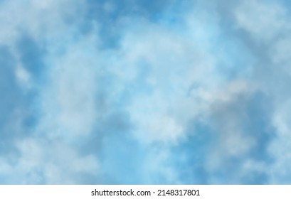 Cloudy Sky Theme Background Design Blue Stock Illustration 2148317801 ...