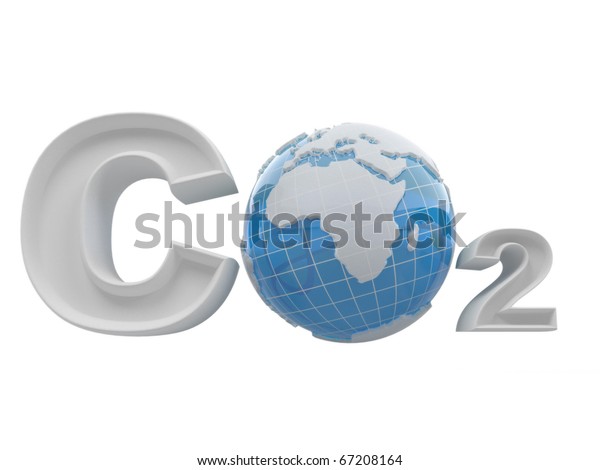 Co2 Formula On White Isolated Background Stock Illustration 67208164 ...
