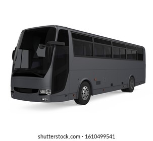 Coach Bus 3d Rendering Isolated On Stock Illustration 486148834 ...