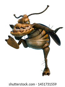 Cockroach Cartoon Dancing This Bug Clipping Stock Illustration 1451731559