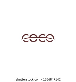 Coco Logo Simple Illustration Stock Illustration 1856847142 | Shutterstock