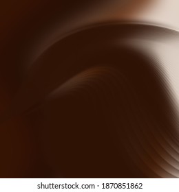 Coffee Brown Gradient Background Wavy Lines Stock Illustration ...