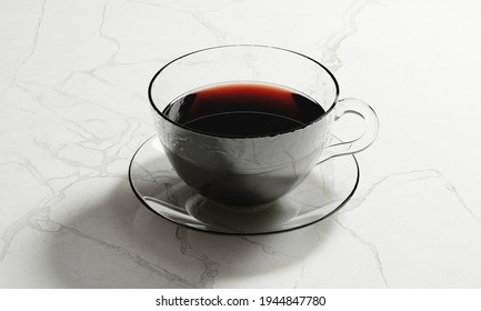 Coffee Cup Front View Black Coffee Stock Illustration 1944847780 ...