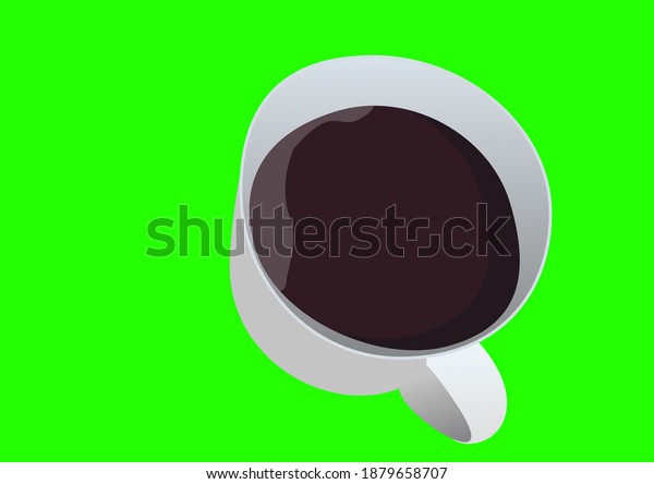 Coffee Green Screen Background Stock Illustration 1879658707 | Shutterstock