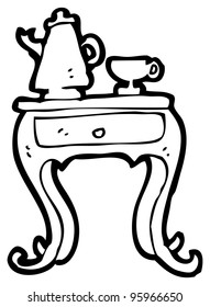 Coffee Table Cartoon Stock Illustration 95966650 | Shutterstock