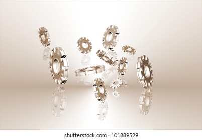 Cog Abstract Background Stock Illustration 101889529 | Shutterstock