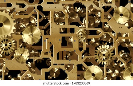 Cog Wheels Work Clock Work Tools Stock Illustration 1783233869 ...