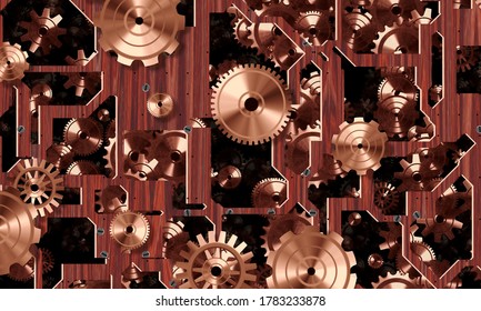 Cog Wheels Work Clock Work Tools Stock Illustration 1783233878 ...