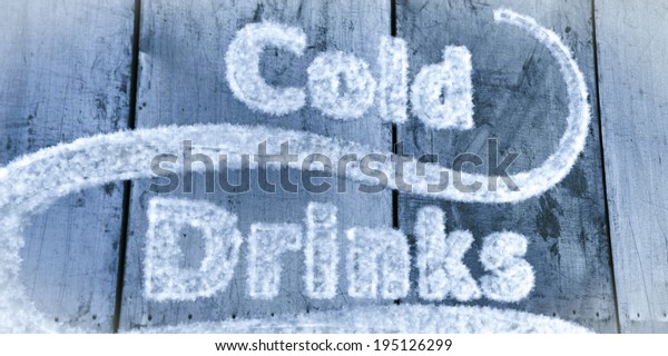 Cold Drinks Sign Stock Illustration 195126299 | Shutterstock