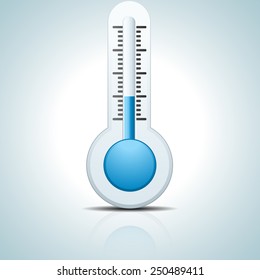 Cold Thermometer Stock Vector (Royalty Free) 250489417