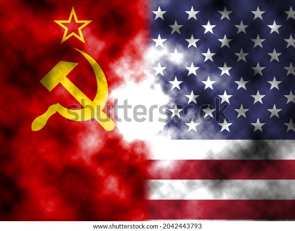 Cold War Flag Soviet Union 19221991 Stock Illustration 2042443793 ...