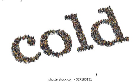Cold Word Crowd Above Stock Illustration 327183131 | Shutterstock