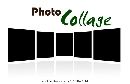 Collage Frames Templates Different Size Stock Illustration 1783867514 ...